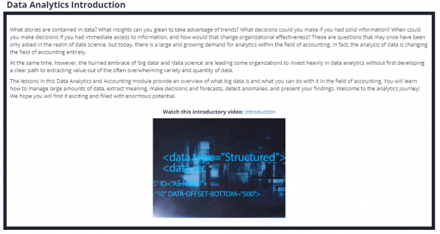 Data Analytics | WileyPLUS